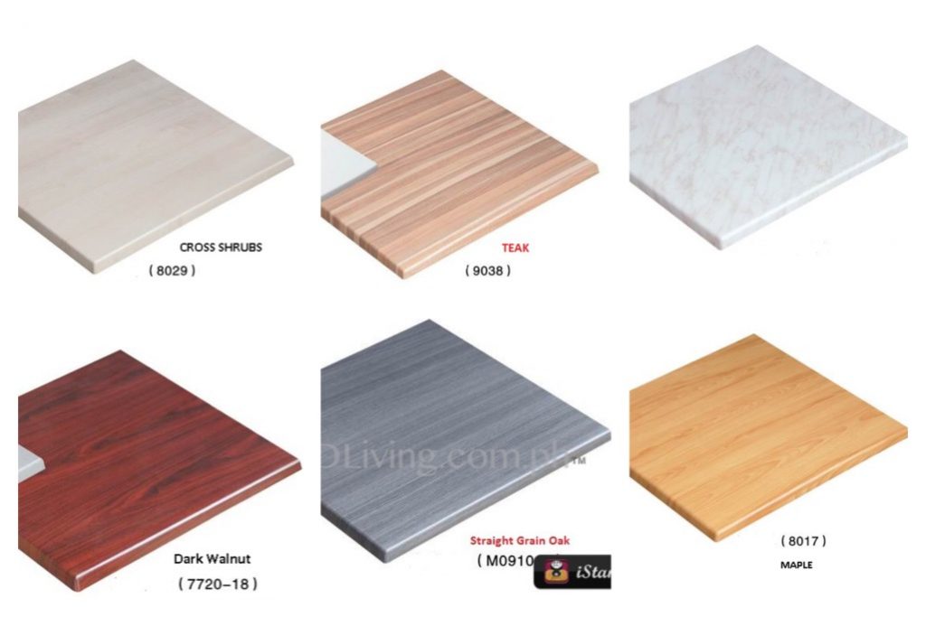 80x80cm Square Moulded Table top – ModLiving Furnishing